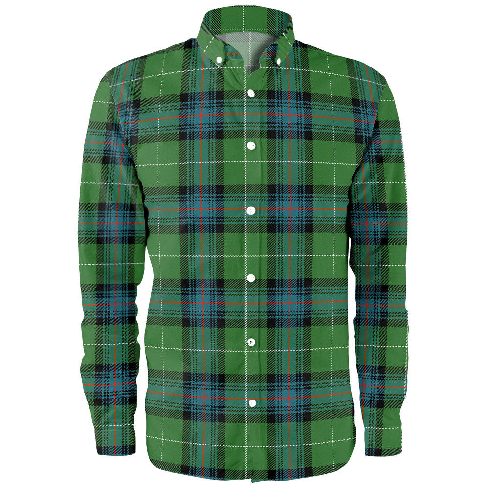 Semple Ancient Clan Badge Tartan Long Sleeve Shirt | Celticprime.com ...