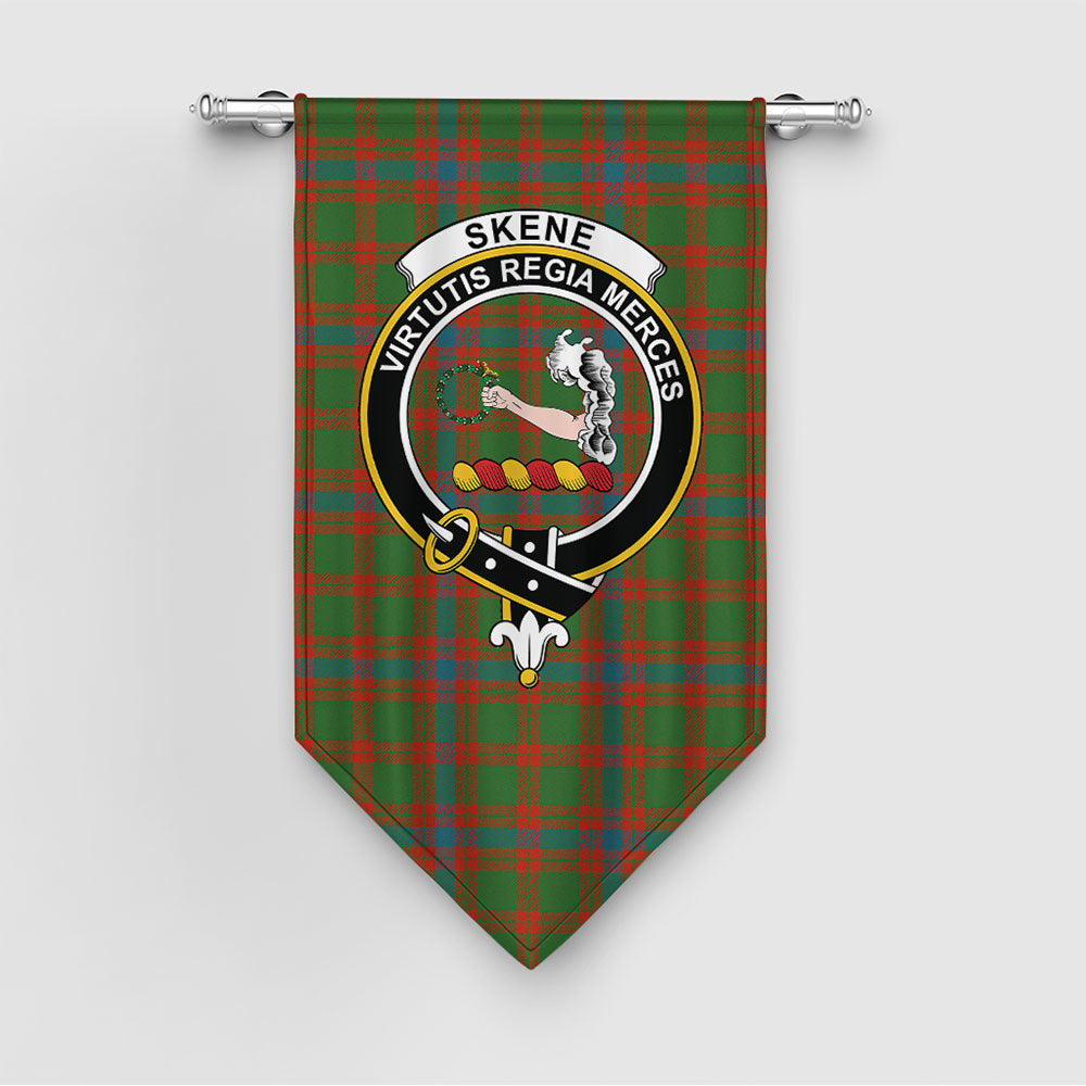 Skene Ancient Clan Badge Tartan Gonfalon – Scottish Banner ...