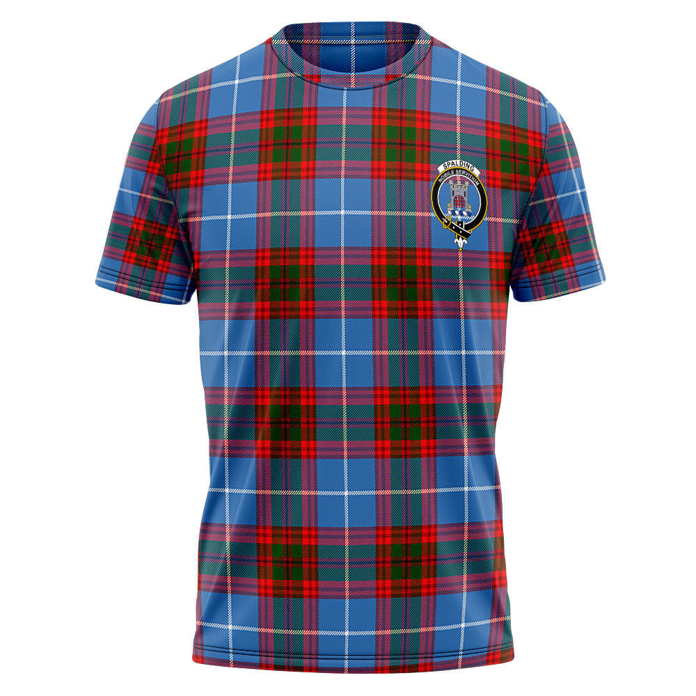 Spalding Clan Badge Tartan T-Shirt | Celticprime.com – celticprime