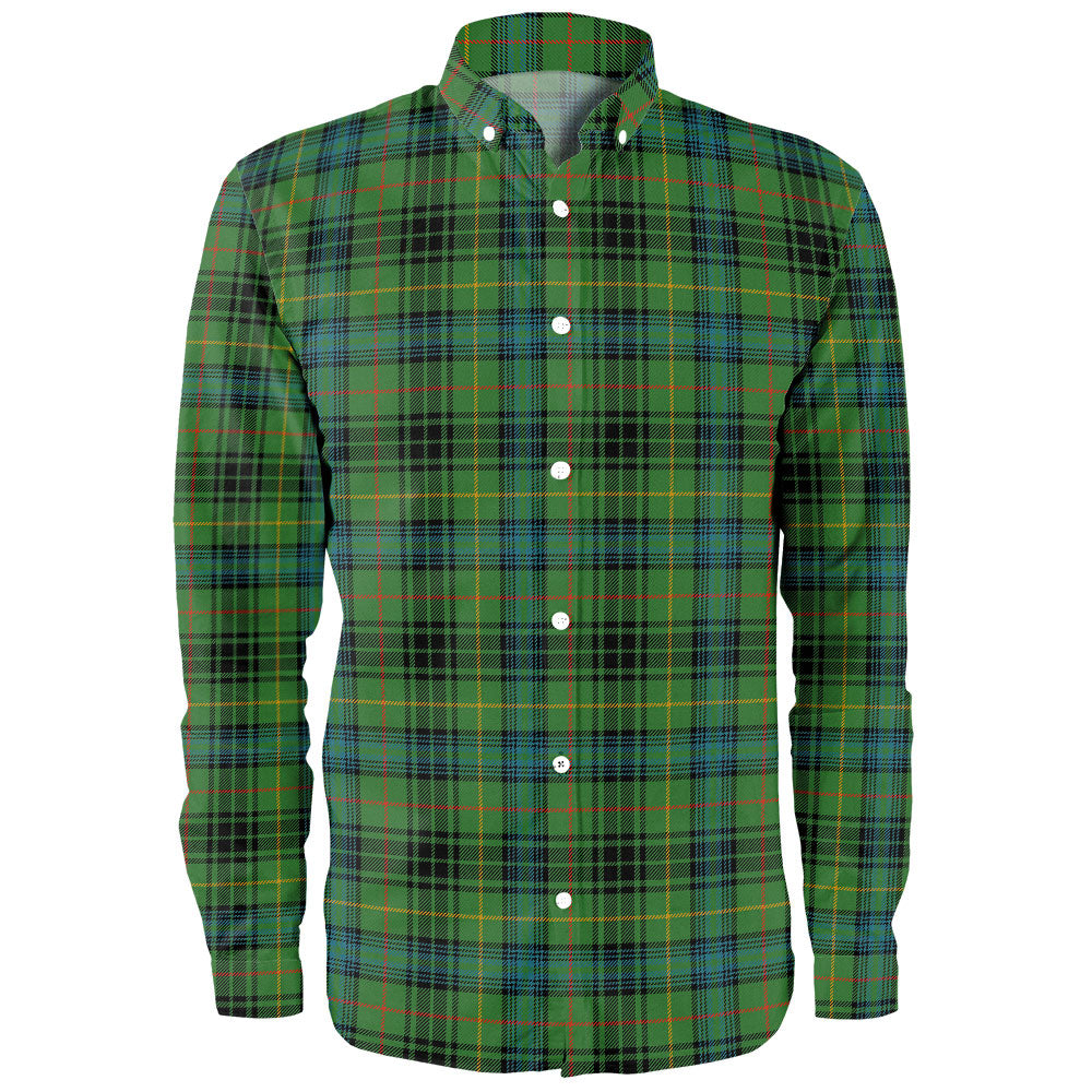 Stewart Hunting Ancient Clan Badge Tartan Long Sleeve Shirt ...