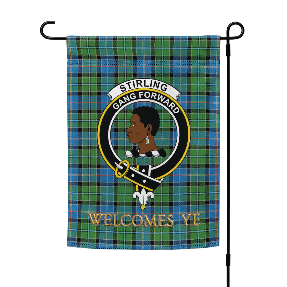 Stirling Ancient Clan Badge Tartan Garden Flag | Celticprime.com ...