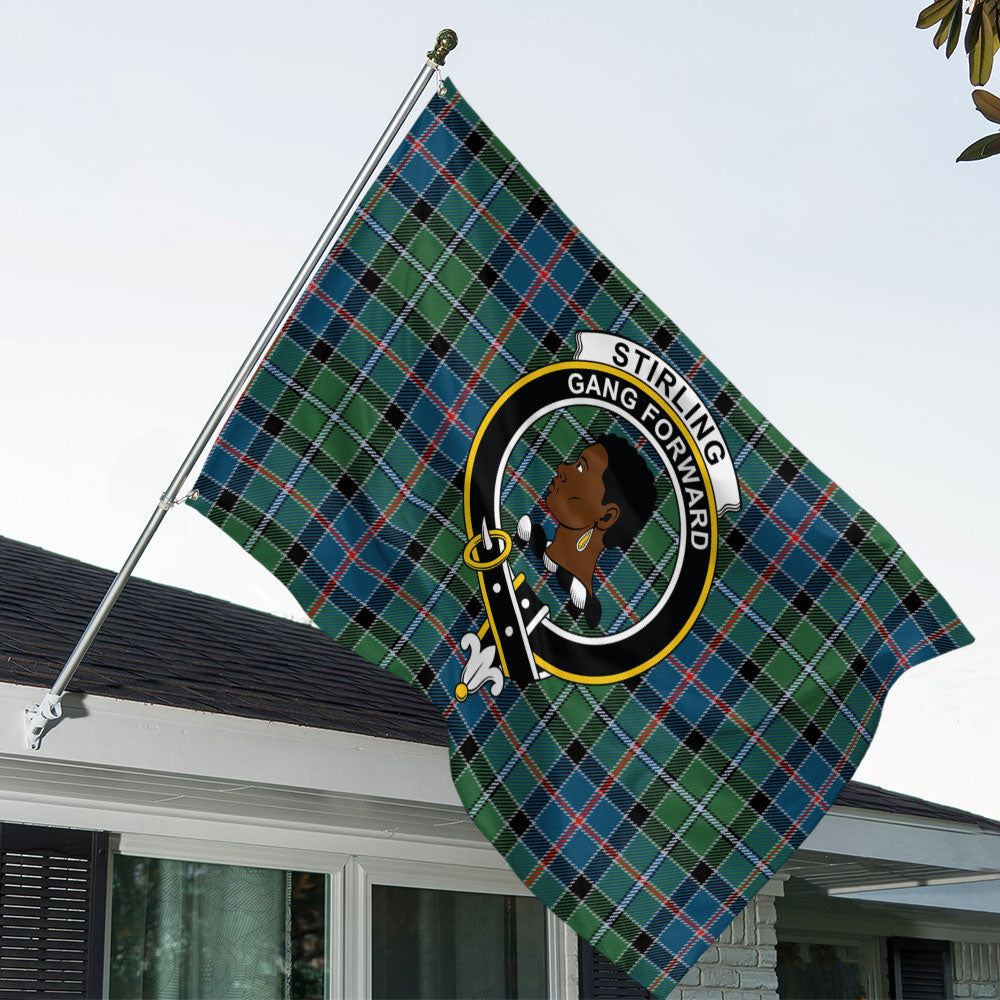 Stirling Modern Clan Badge Tartan House Flag | Celticprime.com ...