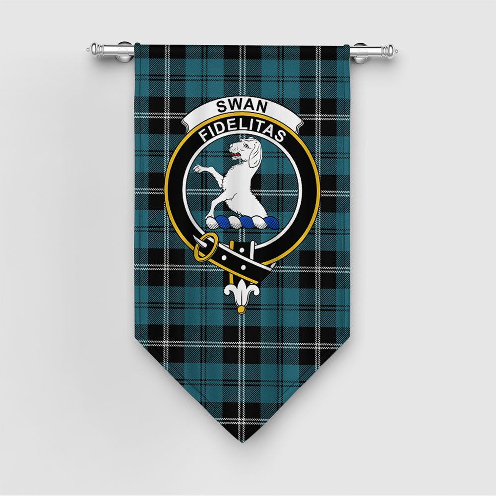 Swan Ancient Clan Badge Tartan Gonfalon – Scottish Banner | Celticprime ...