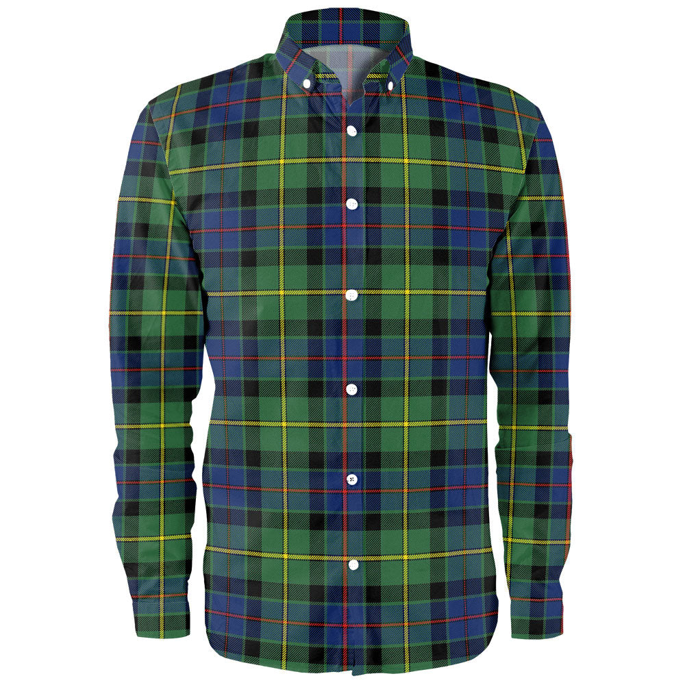 Tait Modern Clan Badge Tartan Long Sleeve Shirt | Celticprime.com ...