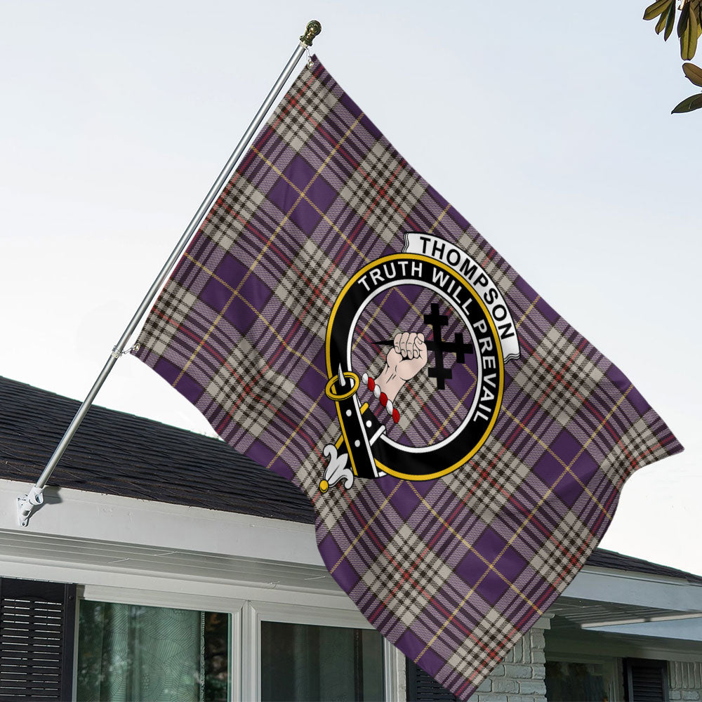 Thompson Variant (Thomson Variant) Weathered Clan Badge Tartan House ...