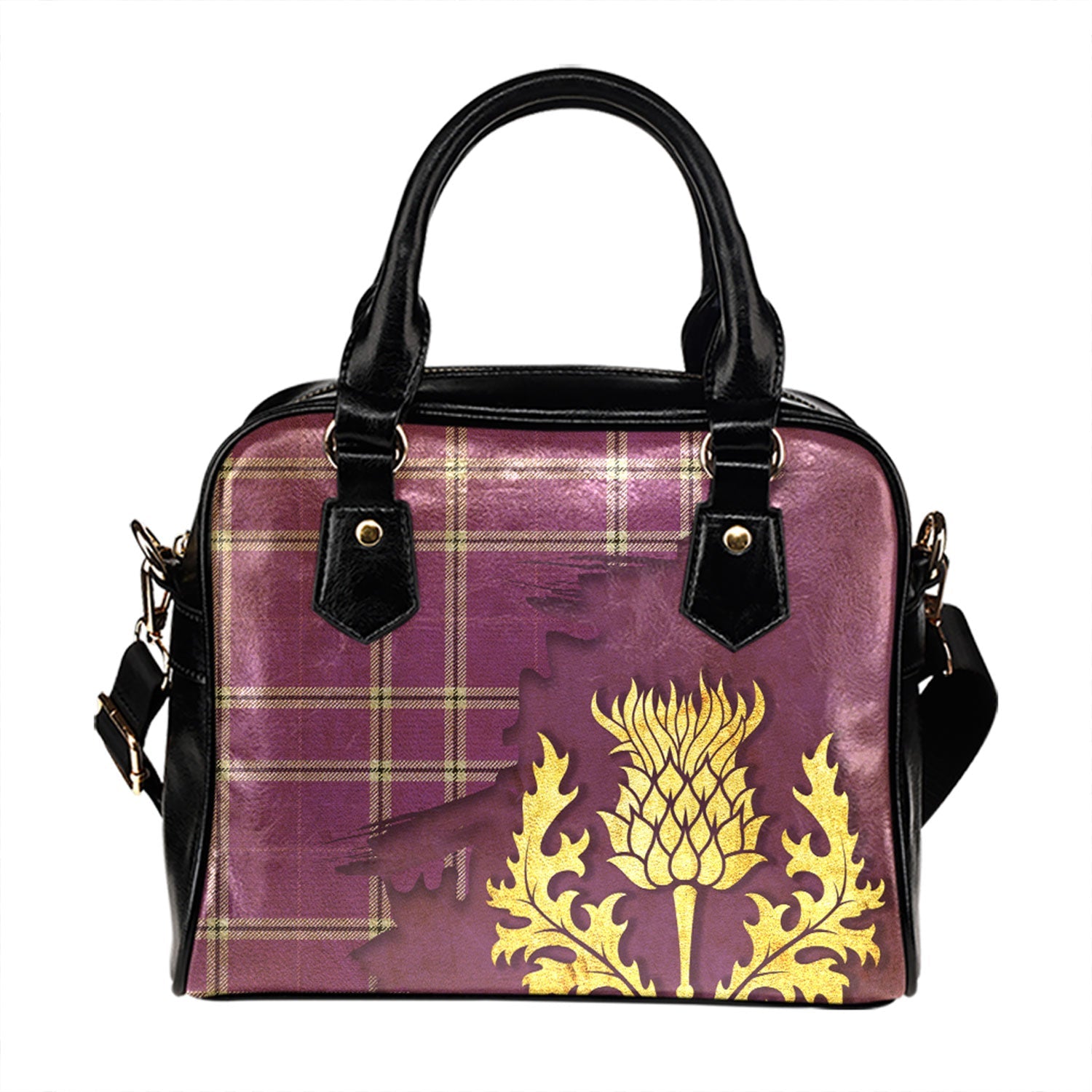 Wallace High School (Wallas High School) Weathered Tartan Shoulder ...