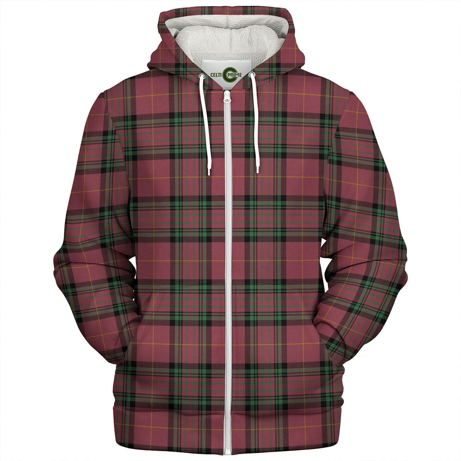 Wanstall Ancient Tartan Sherpa Hoodie | Celticprime.com – celticprime