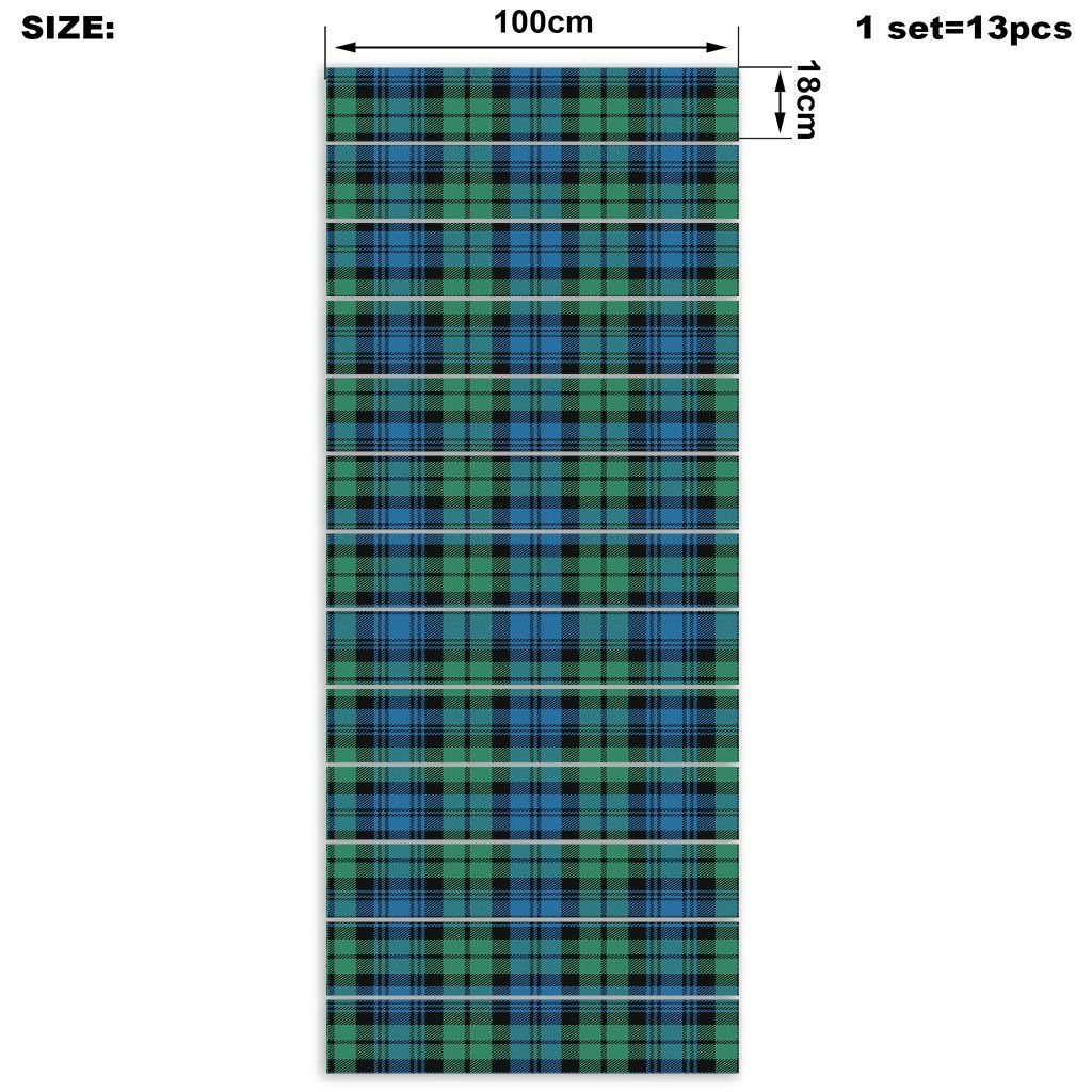 Campbell (of Breadalbane) Tartan Stair Stickers (Set of 13 ...