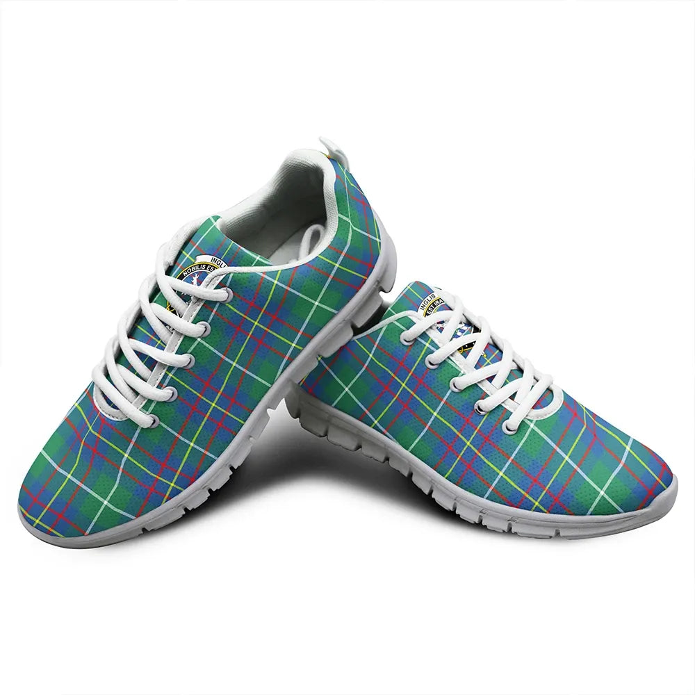Inglis Ancient Tartan Classic Crest Sneakers | Celticprime.com ...