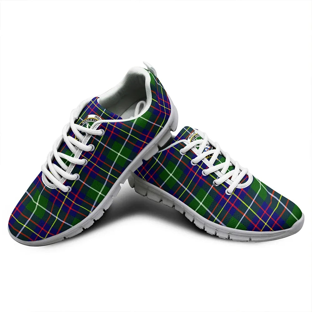 Inglis Modern Tartan Classic Crest Sneakers | Celticprime.com – celticprime
