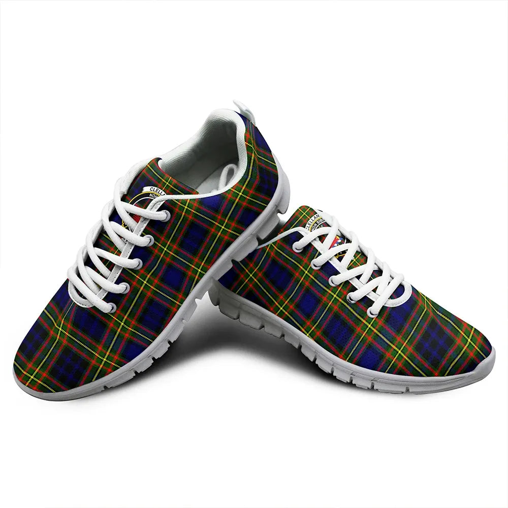 Clelland Modern Tartan Classic Crest Sneakers | Celticprime.com ...