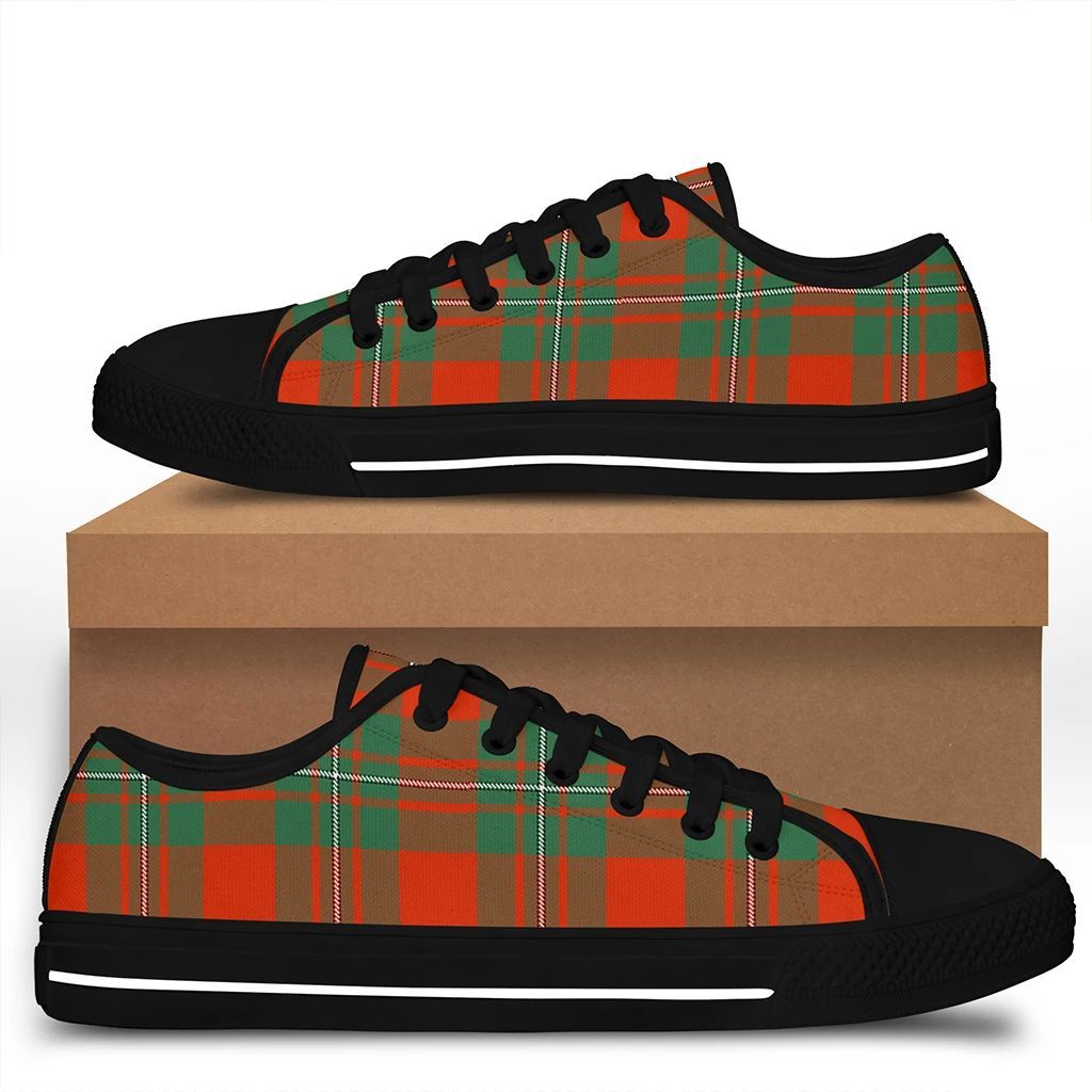 MacGregor Ancient Tartan Classic Crest Low Top Shoes | Celticprime.com ...