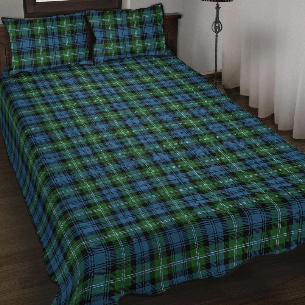 Lyon Clan Tartan Classic Quilt Bed Set | Celticprime.com – celticprime