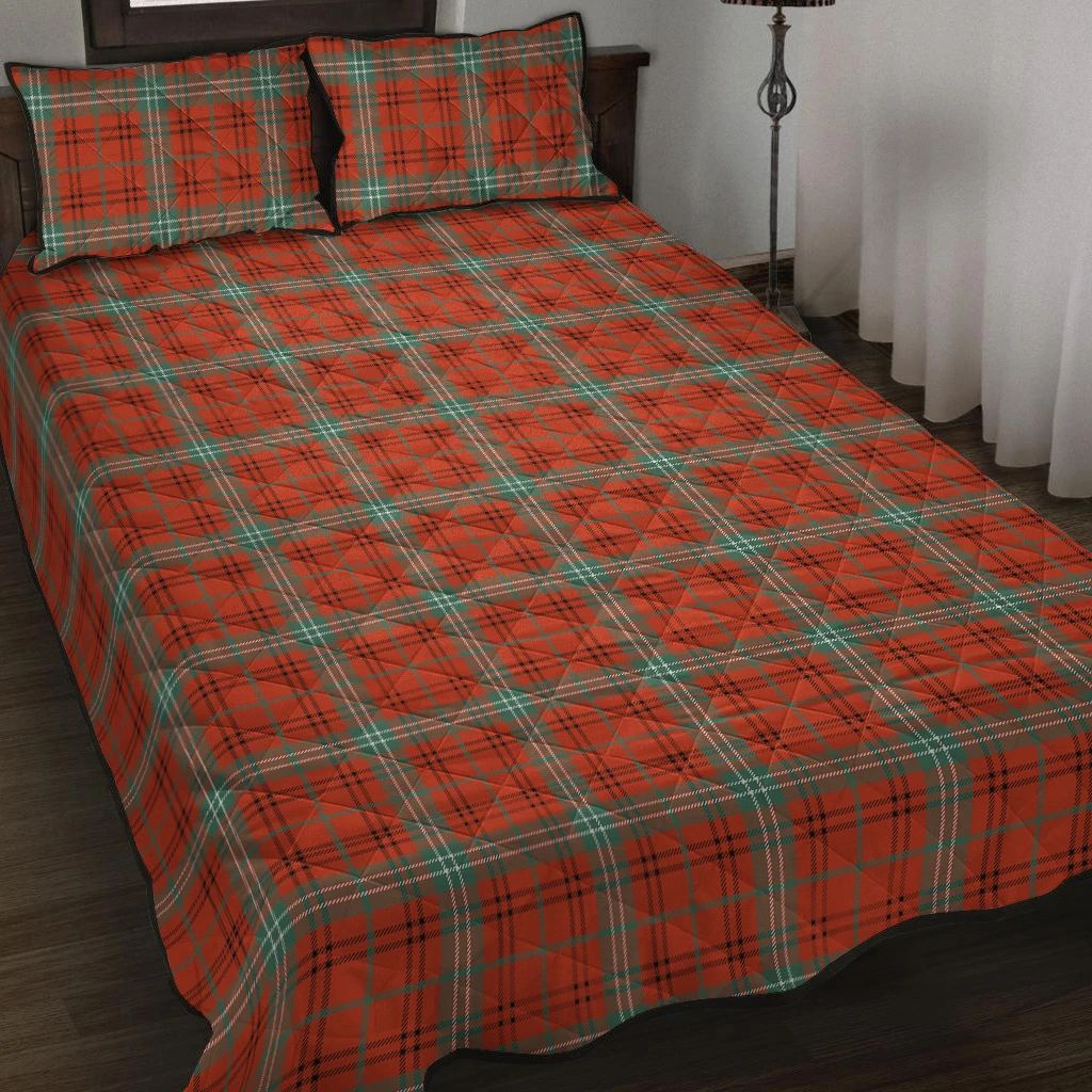 Morrison Red Ancient Tartan Classic Quilt Bed Set | Celticprime.com ...