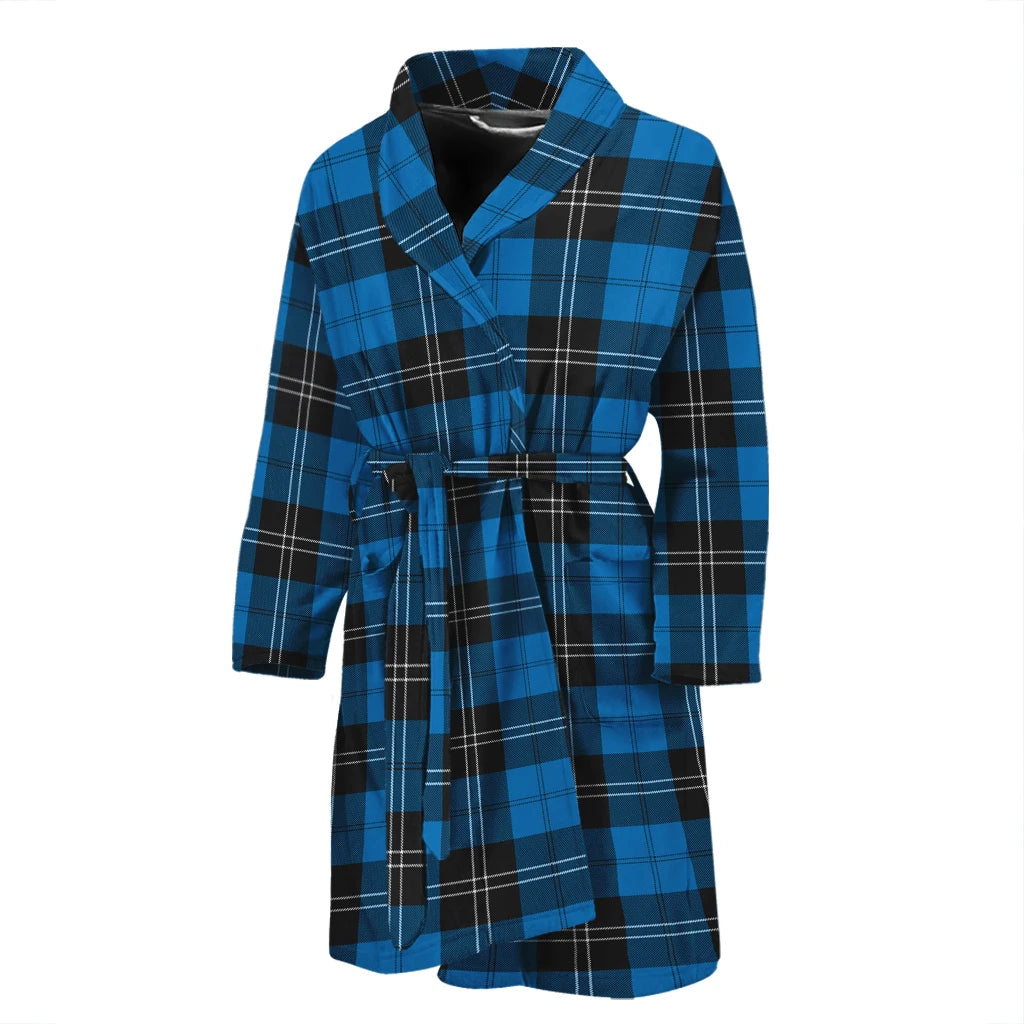 Ramsay Blue Ancient Tartan Classic Bath Robe | Celticprime.com ...
