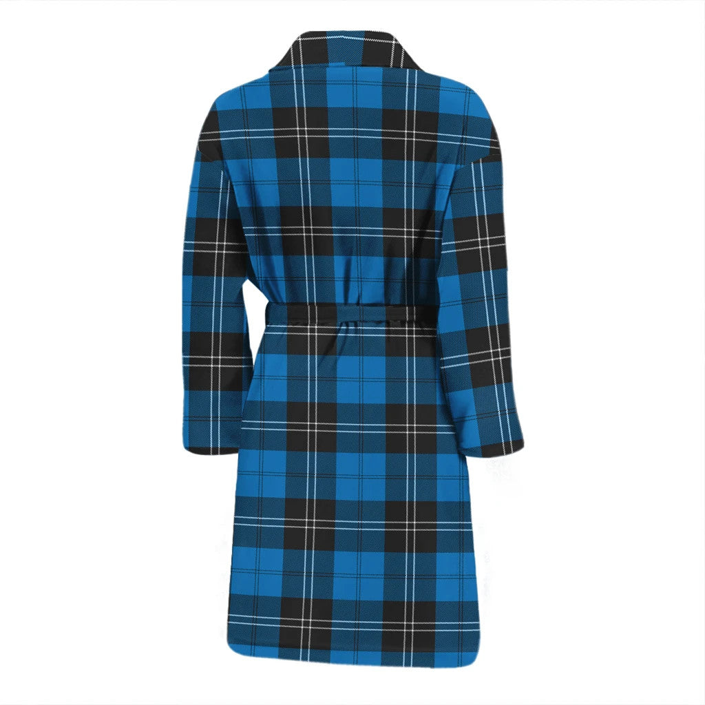 Ramsay Blue Ancient Tartan Classic Bath Robe | Celticprime.com ...