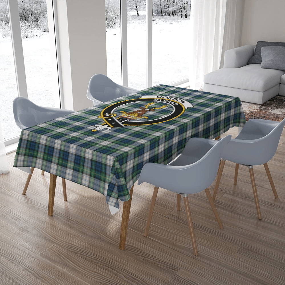Gordon Dress Ancient Tartan Classic Crest Tablecloth | Celticprime.com ...