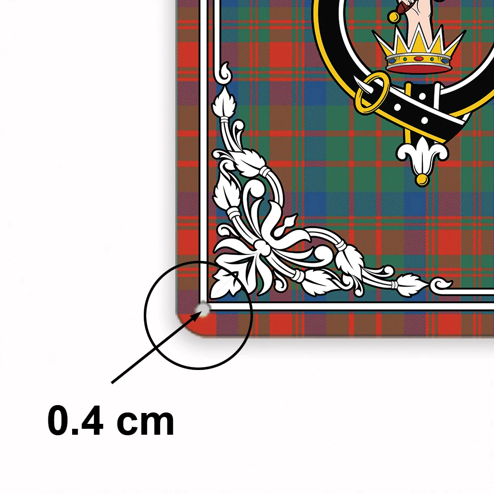 Matheson Ancient Tartan Crest Printed Metal Sign My Home Style ...