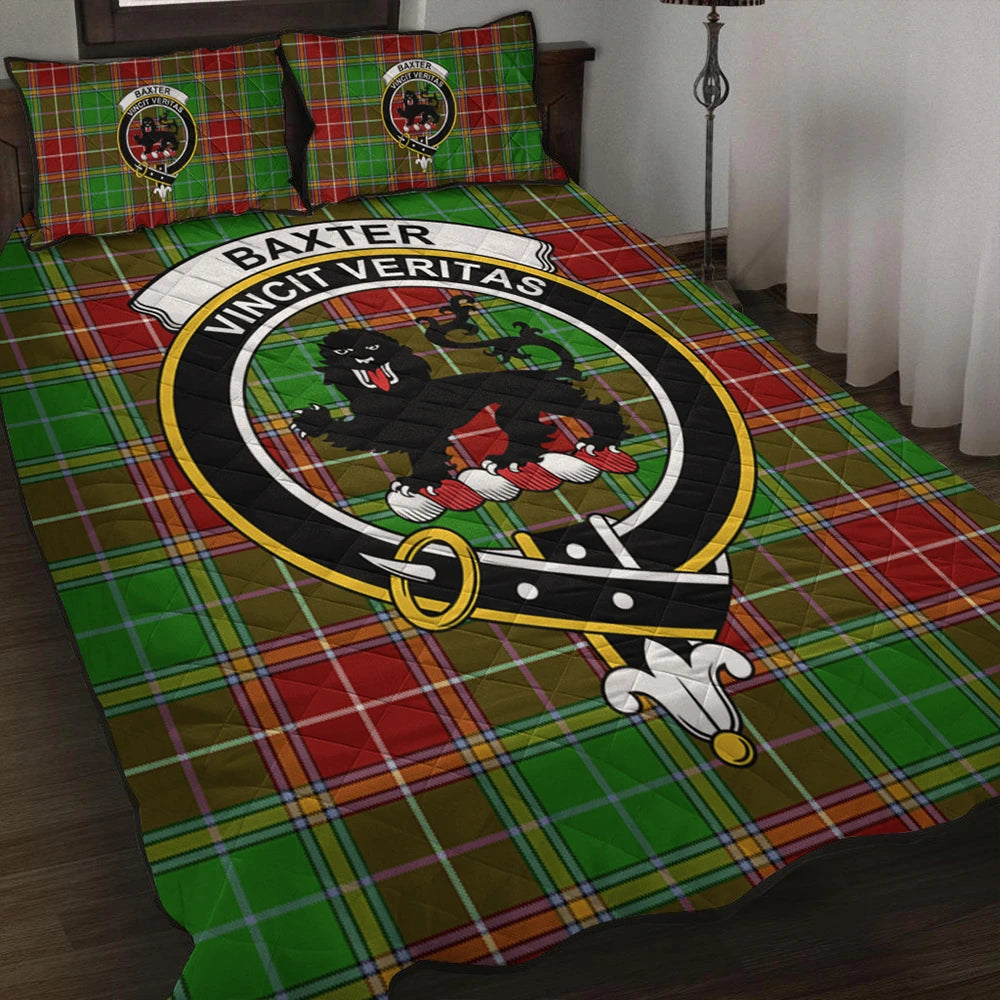 Baxter Tartan Classic Crest Quilt Bed Set | Celticprime.com – celticprime