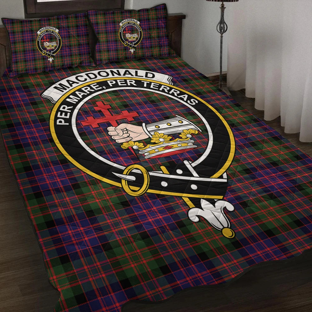 MacDonald Modern Tartan Classic Crest Quilt Bed Set | Celticprime.com – celticprime