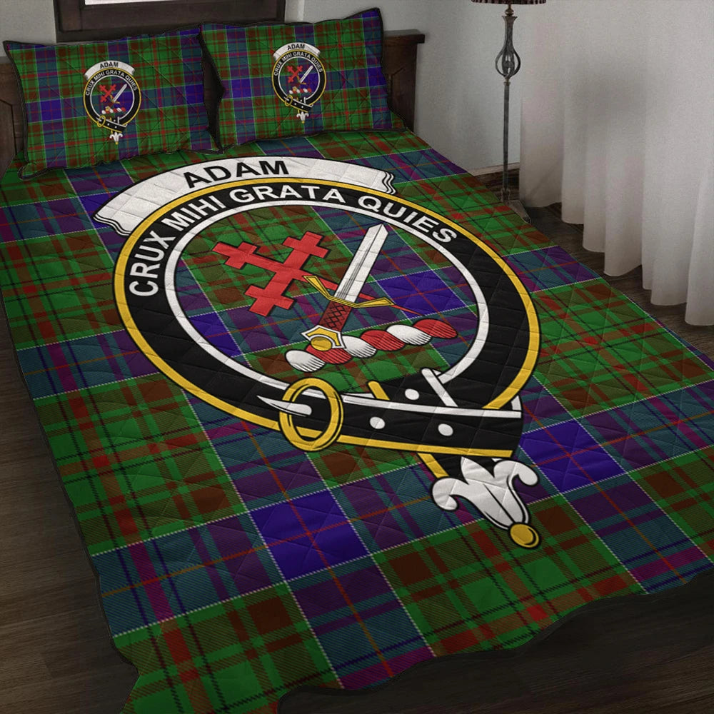 Adam Tartan Classic Crest Quilt Bed Set | Celticprime.com – celticprime
