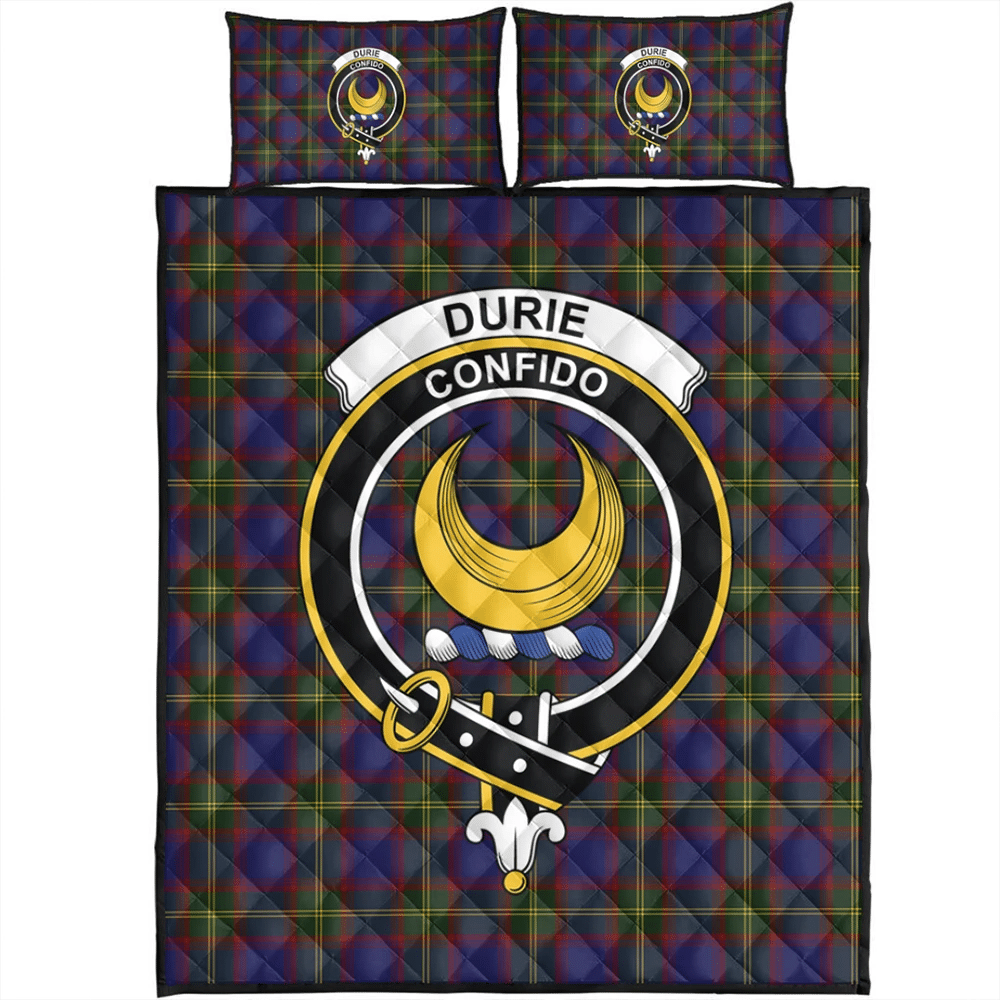 Durie Tartan Classic Crest Quilt Bed Set | Celticprime.com – celticprime