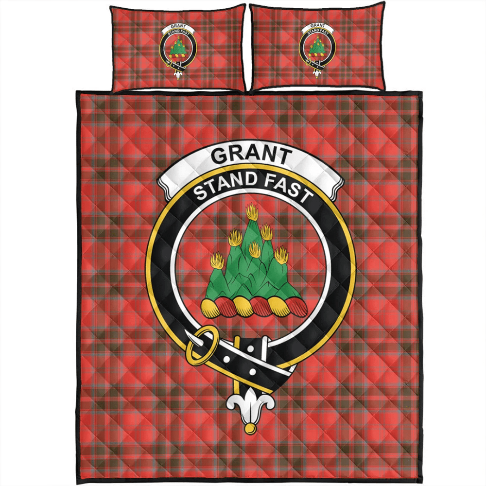 Grant Weathered Tartan Classic Crest Quilt Bed Set | Celticprime.com ...