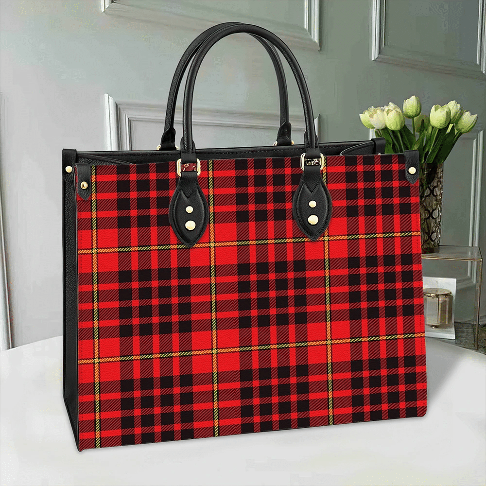 MacIan Tartan Classic Leather Bag | Celticprime.com – celticprime