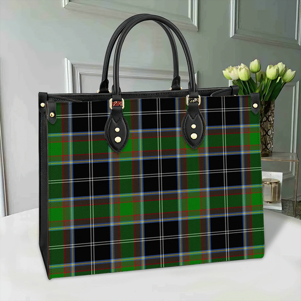 Webster Tartan Classic Leather Bag | Celticprime.com – celticprime