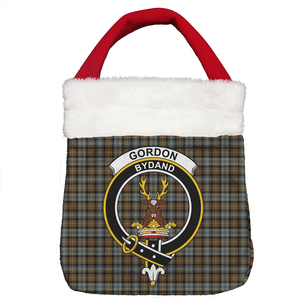 Gordon Weathered Tartan Classic Crest Christmas Gift Bag | Celticprime ...
