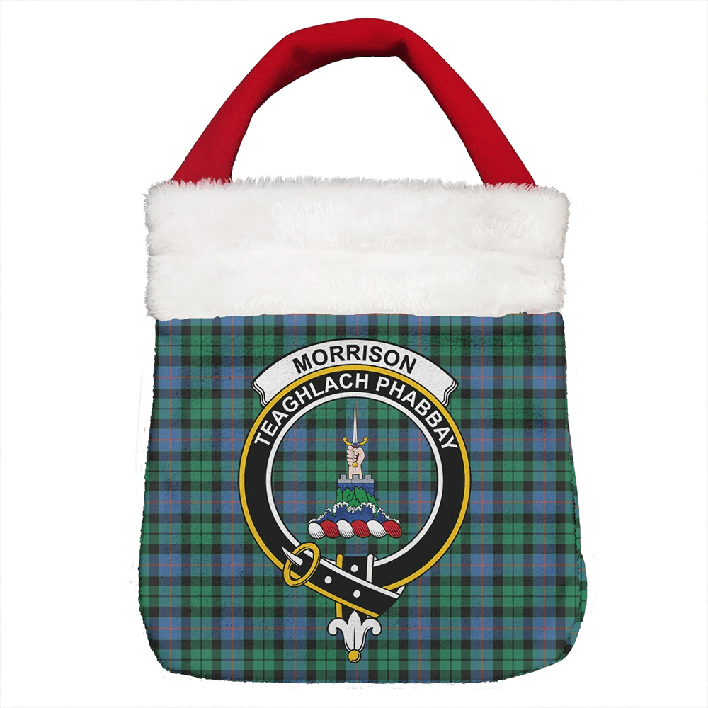 Morrison Ancient Tartan Classic Crest Christmas Gift Bag | Celticprime ...
