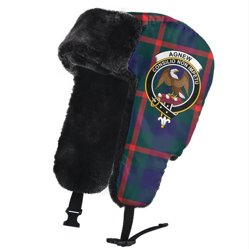 Agnew Modern Tartan Classic Crest Trapper Hat | Celticprime.com ...