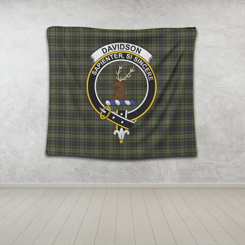 Davidson Tulloch Dress Tartan Classic Crest Tapestry | Celticprime.com ...
