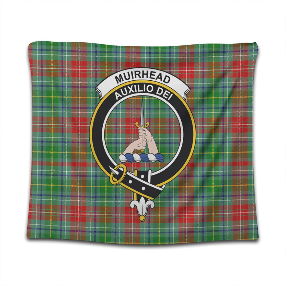 Muirhead Tartan Classic Crest Tapestry | Celticprime.com – celticprime