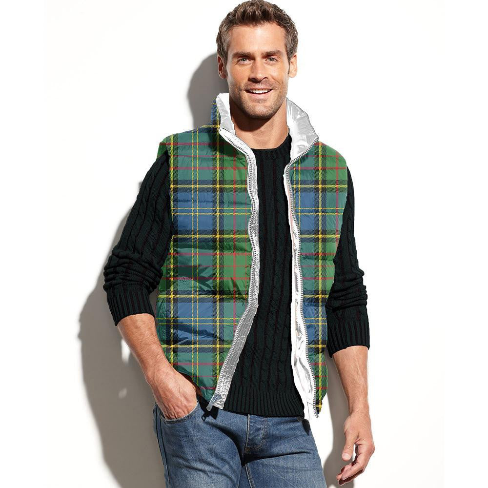 MacMillan Hunting Ancient Tartan Classic Puffer Vest for Men and Women ...