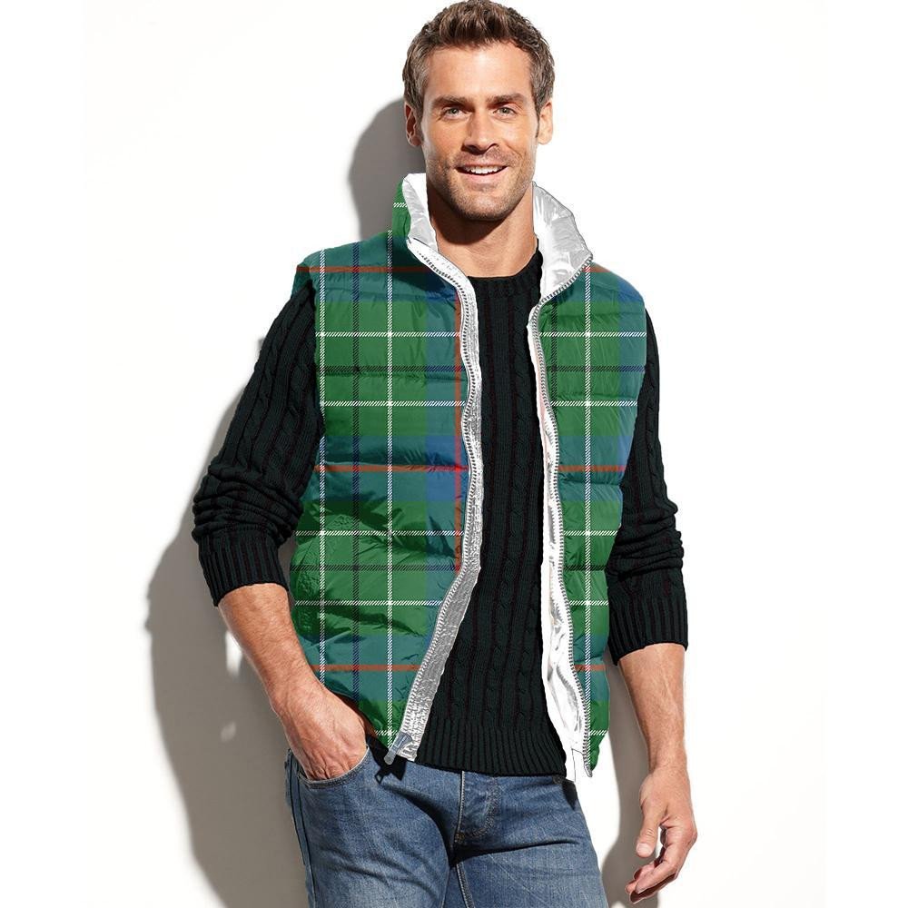 Duncan Ancient Tartan Classic Puffer Vest for Men and Women ...