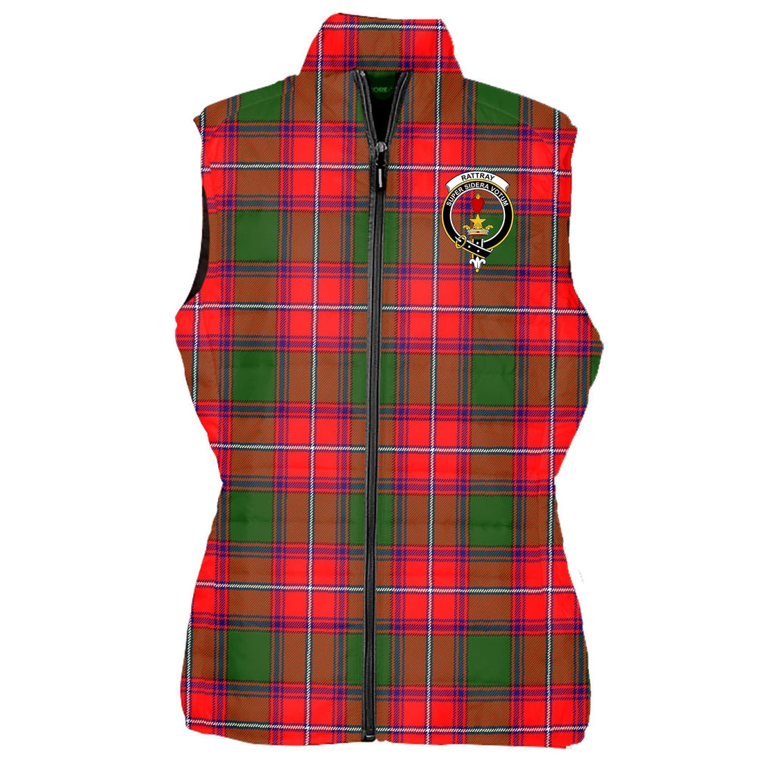 Rattray Tartan Classic Crest Puffer Vest For Men and Women ...