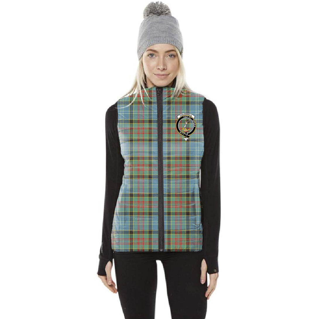 Caldwell Tartan Classic Crest Puffer Vest For Men and Women ...