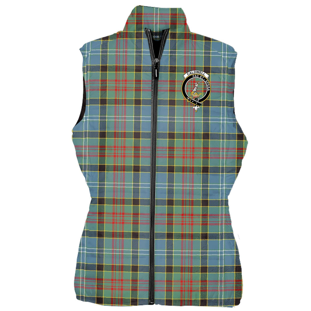 Caldwell Tartan Classic Crest Puffer Vest For Men and Women ...