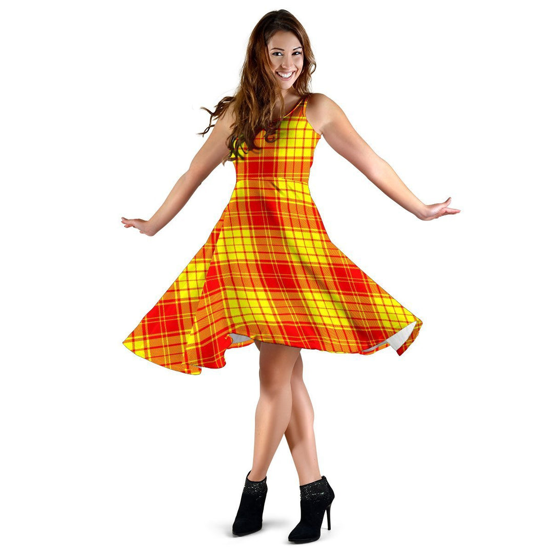 MacMillan Clan Tartan Classic Midi Dresses | Celticprime.com – celticprime