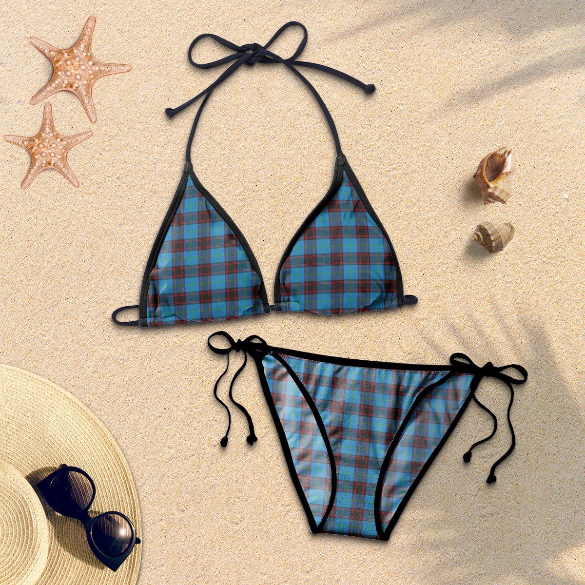Home Ancient Tartan Classic Bikini Swimsuit | Celticprime.com – celticprime