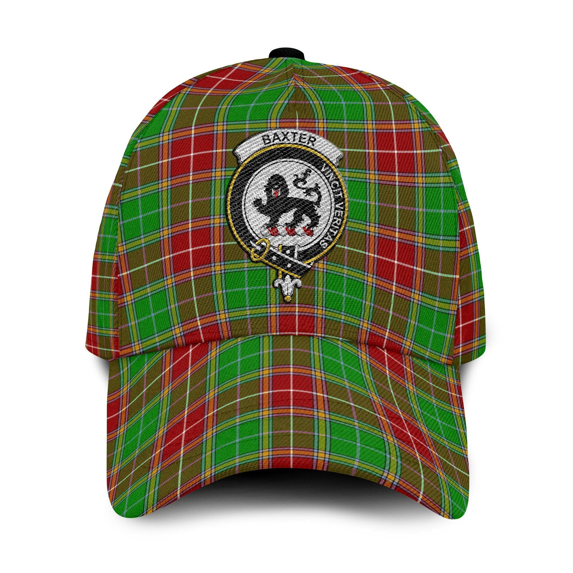 Baxter Tartan Crest Embroidery Classic Cap | Celticprime.com – celticprime