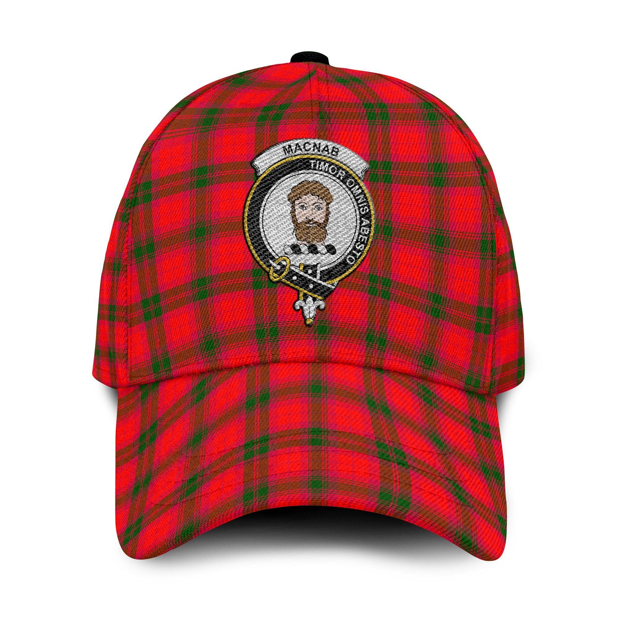 MacNab Tartan Crest Embroidery Classic Cap | Celticprime.com – celticprime
