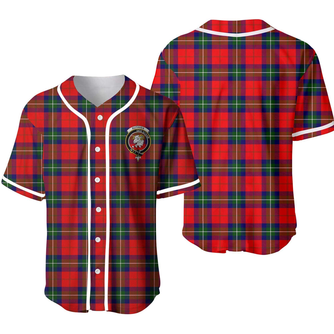 Ruthven Tartan Classic Baseball Jersey | Celticprime.com – celticprime