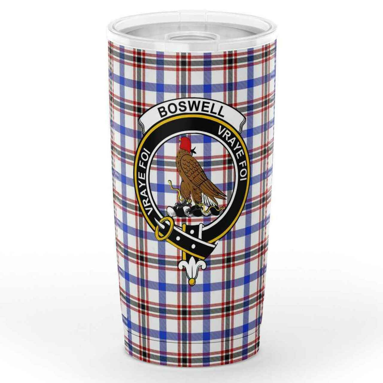 Boswell Tartan Classic Crest Tumbler | Celticprime.com – celticprime