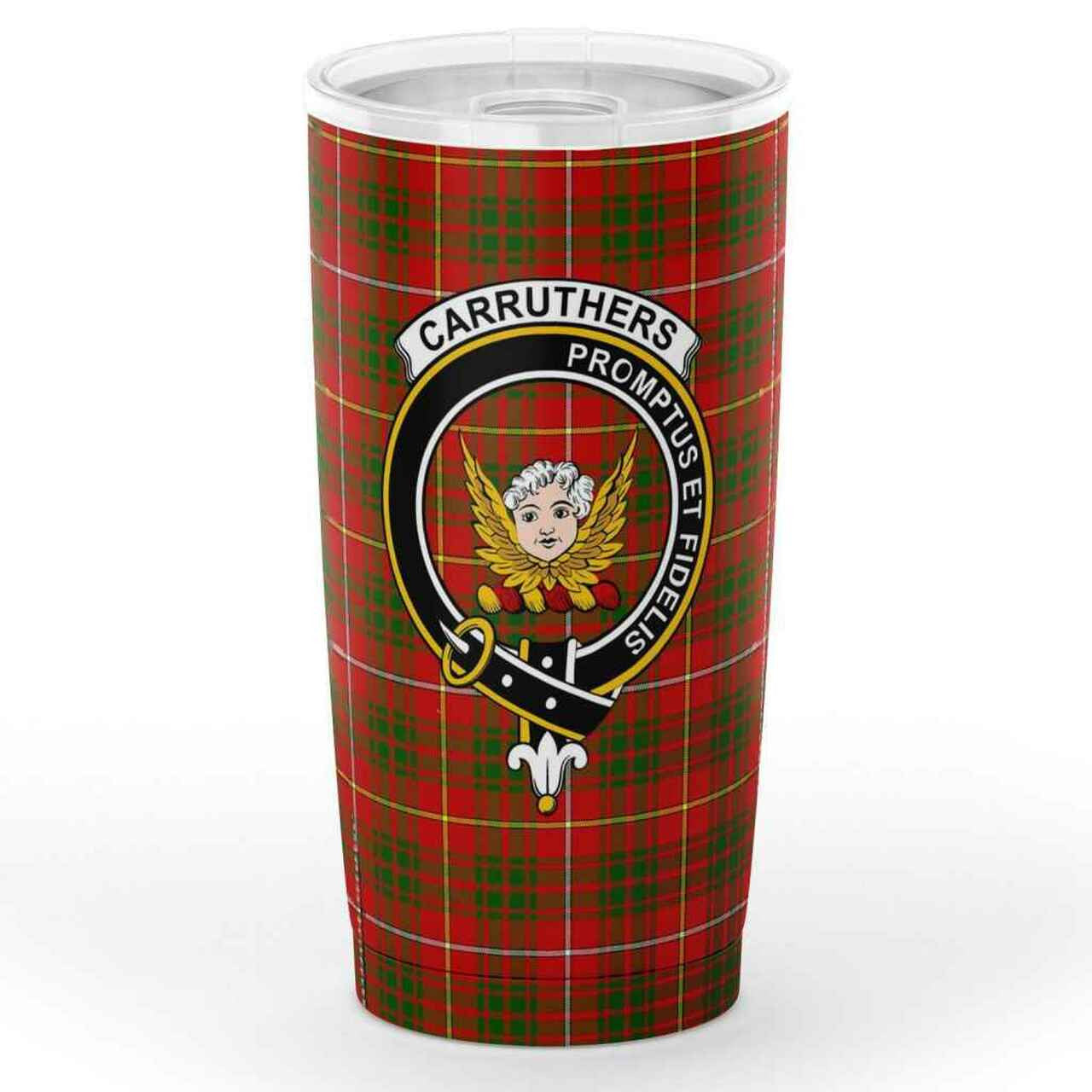 Carruthers Tartan Classic Crest Tumbler | Celticprime.com – celticprime