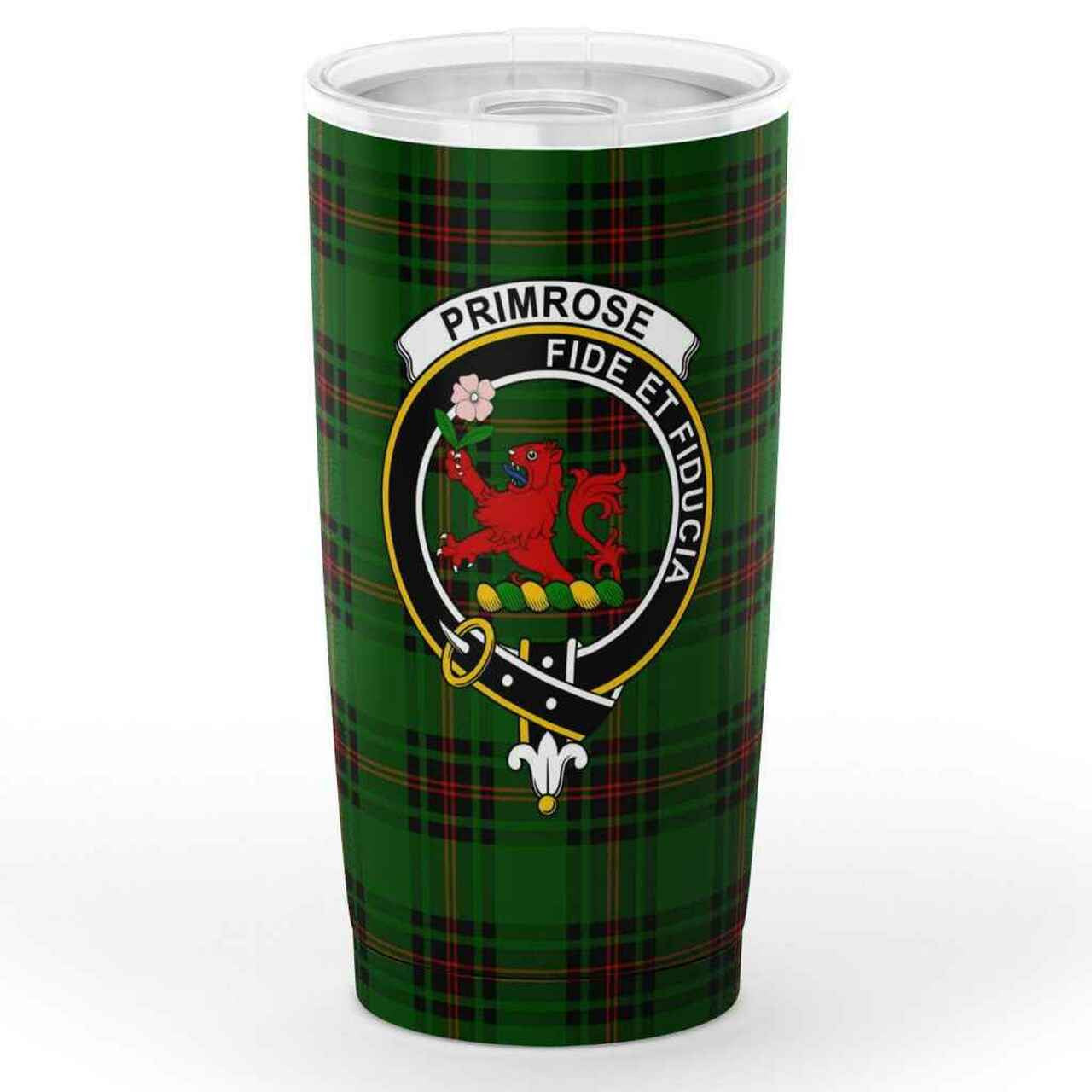 Primrose Tartan Classic Crest Tumbler | Celticprime.com – celticprime