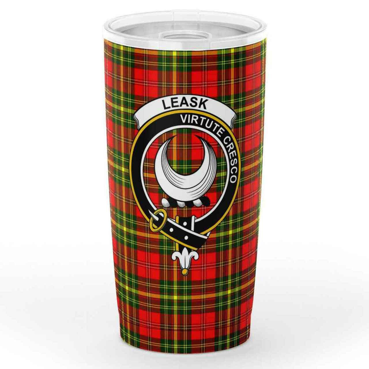 Leask Tartan Classic Crest Tumbler | Celticprime.com – celticprime