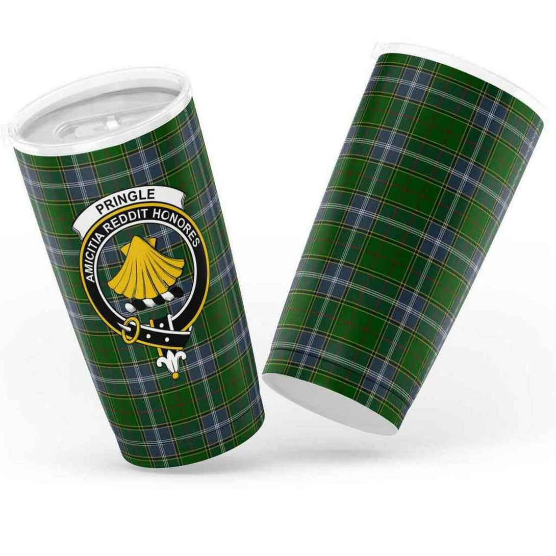 Pringle Tartan Classic Crest Tumbler | Celticprime.com – celticprime