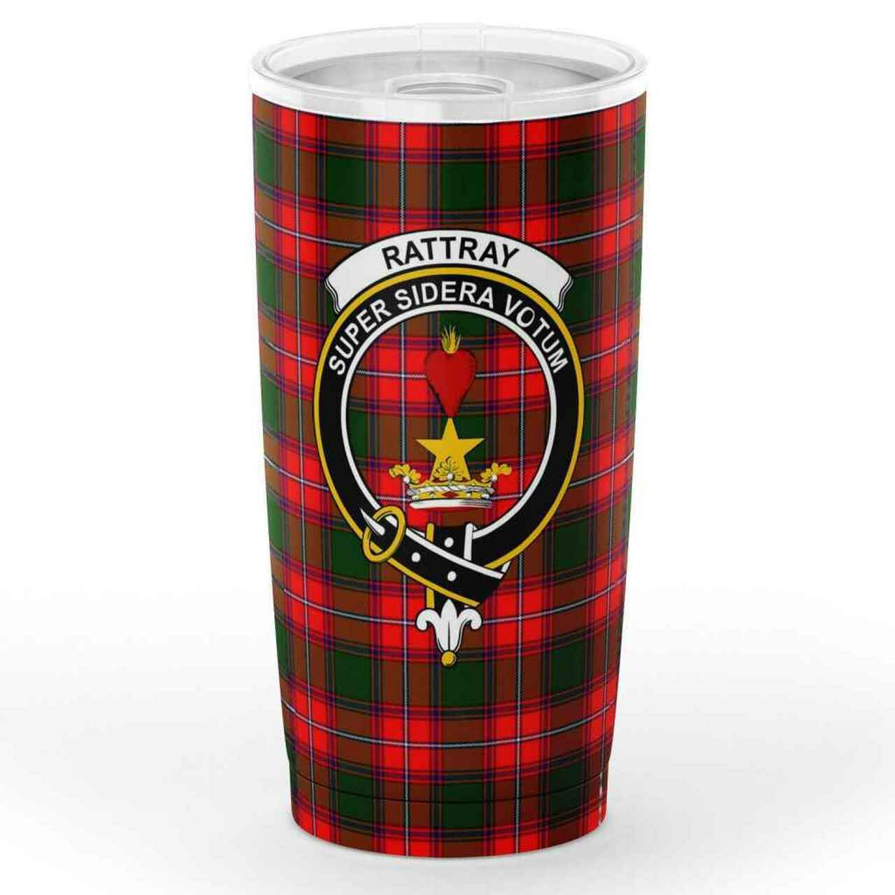 Rattray Tartan Classic Crest Tumbler | Celticprime.com – celticprime